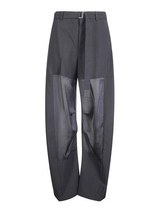 sacai Pantalons D&eacute;contract&eacute;s - Noir