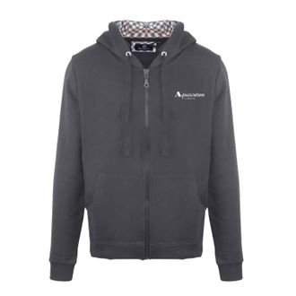 Aquascutum Kapuzenpullover f&uuml;r Herren, Leger (Schwarzgrau)