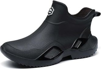 Generic Chaussures pluie en caoutchouc unisexes Imperm&eacute;able Coupe-Vent Bottes jardin s&eacute;curit&eacute; de qualit&eacute; Compris la Semelle int&eacute;rieure S&eacute;chage ultra-rapide po