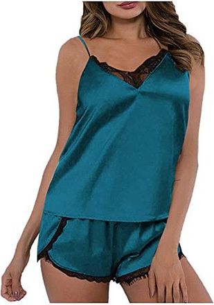Generic Lingerie sexy de No&euml;l pour femme - Sous-v&ecirc;tement Camisole Mode String Femme Rouge Sexy, bleu fonc&eacute;, XXL
