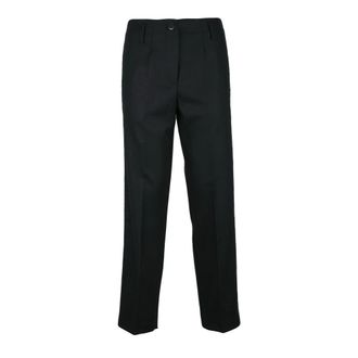 Pomandere Straight Hosen - - Trousers - Damen - Schwarzk - XS