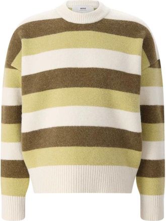 Ami Homme, Pulls, Multicolore, Taille: M Tricots Ras du Cou