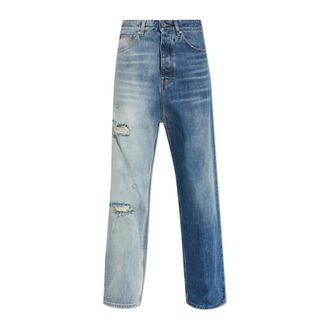 VETEMENTS Gerades Jeans - - Jeans - Damen - Blau - W28