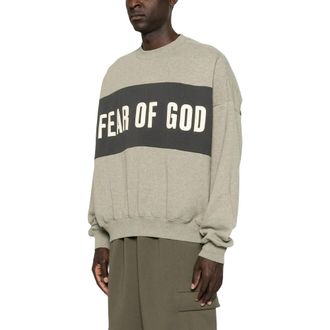 Fear of God Cropped Relaxed Panelled Sweatshirt - - Sweatshirts & Hoodies - Herren - Grau - M