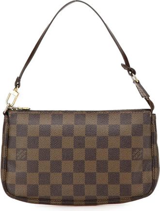 Louis Vuitton Hobo Bags - Damier Ebene Pochette Accessoires - Gr. unisize - in Braun - f&uuml;r Damen