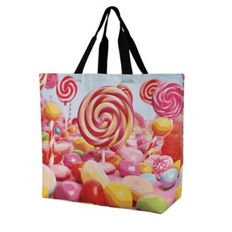 Generic Bonbons Sucr&eacute;s Sac Fourre-Tout L&eacute;ger Sacs Pliable Sac Cabas Pour Shopping Voyage Quotidienne