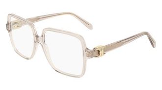 Ferragamo SF3058 028 Lunettes pour femme Transparent Chaud Gris 56/15/145