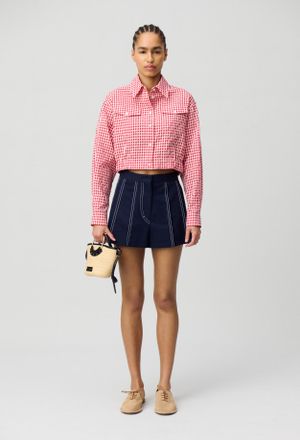 Claudie Pierlot Chemise &agrave; carreaux vichy