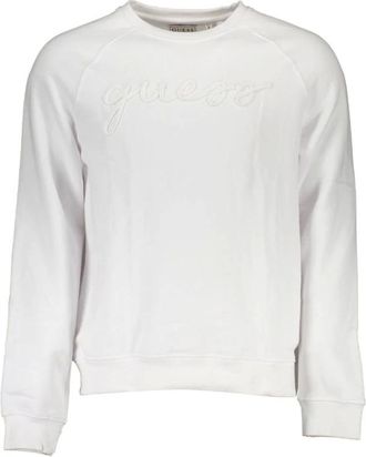 Guess Homme, Sweatshirts et sweats &agrave; capuche, Blanc, Taille: XL SweaT-shirt Unisexe en Coton Blanc