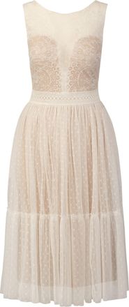 Apart Fashion Damen Kleid Dress, Cream, 34 EU