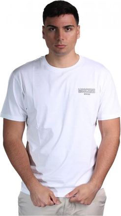 Moschino Homme, Tops, Blanc, Taille: S T-Shirt V3A0701 - 9421