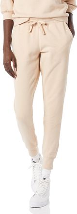 Amazon Essentials Damen Fleece-Jogginghose Mit Bündchen (In Übergrößen Erhältlich), Beige, 3XL Große Größen
