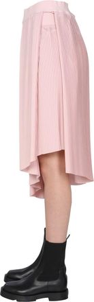 Givenchy Pliss&eacute; with Double Elasticated Belt Skirt - Beige