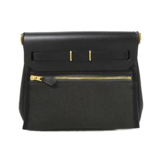 Herm&egrave;s Pre-owned Herbag Zip PM Canvas Vache Hunter Schultertasche - - Pre-owned - Damen - Schwarzk - ONE SIZE