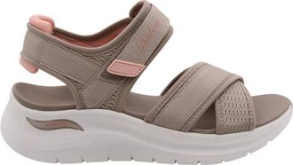 Skechers Femme, Sport, Beige, Taille: 40 EU Sandaal