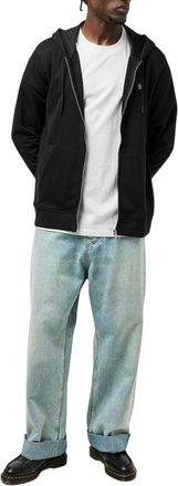 Original Penguin Hoodie mit durchgehendem Rei&szlig;verschluss f&uuml;r Herren, Baumwolle, Lang&auml;rmlig (Schwarz)