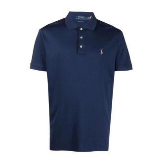 Polo Ralph Lauren Casual Polo Strickshirt - - Tops - Herren - Blau - XL