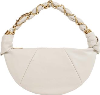 Saint Laurent Amalia Leather Hobo Bag