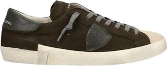 Philippe Model Homme, Chaussures, Vert, Taille: 44 EU Baskets en cuir