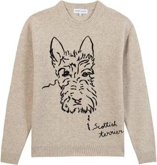 Maison Labiche Pull brod&eacute; en laine