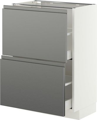 IKEA METOD / MAXIMERA Unterschrank mit 2 Schubladen
