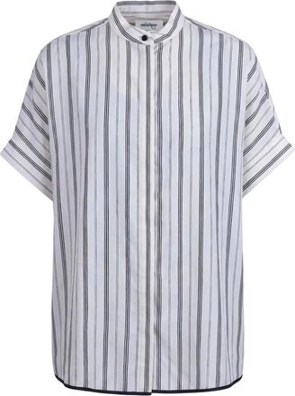 ottod'Ame Femme, Blouses et Chemises, Multicolore, Taille: 38 FR Chemise ray&eacute;e &agrave; col cor&eacute;en