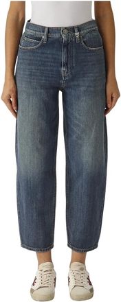 Pinko Pinko, Femme, Jeans, Bleu, Taille: W29 Cropped Jeans