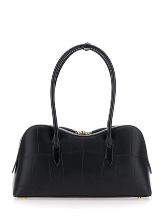 Stella McCartney Womens Handbag Ryder Ecoleather Black Hemp Handbags Hand Bags