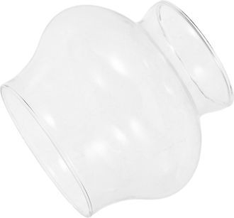 Valiclud Glas Kamin Für Öllampe Ersatz Robustes Klarglas Einfache Reinigung Vintage Stil Schutz Gegen Stöße Klassischer Charme