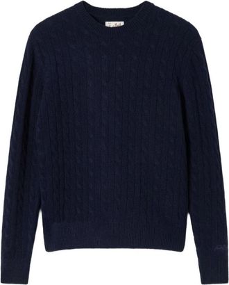 MC2 Saint Barth Rundhals-Strickware - - Knitwear - Damen - Blau - XS