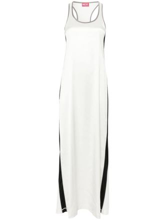 Diesel robe DArlyn &agrave; coupe longue - Blanc