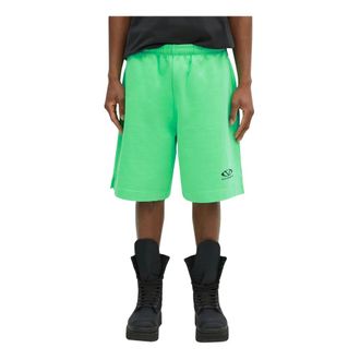 VETEMENTS Oval Logo Shorts - - Shorts - Herren - Gr&uuml;n - L