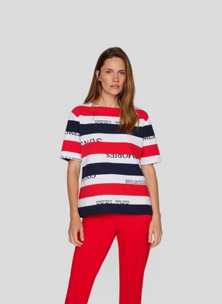 Rabe Rundhalsshirt im Colorblocking-Design