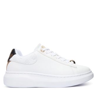 Guess Sneakers Guess FLTFRE LEA12 Wei&szlig;