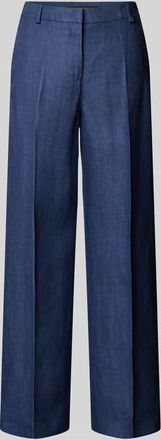 Max Mara Wide Leg Leinenhose mit B&uuml;gelfalten Modell MALIZIA