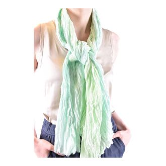 Blumarine Luxuri&ouml;ses Baumwoll Seidenschal - - Accessories - Damen - Gr&uuml;n - ONE SIZE