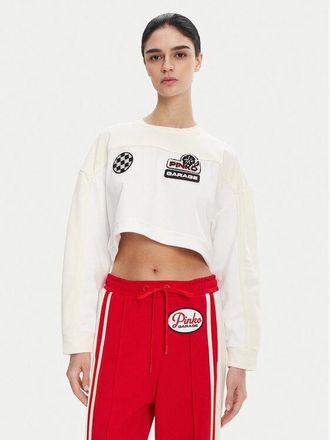 Pinko Sweatshirt 105265 Wei&szlig; Relaxed Fit