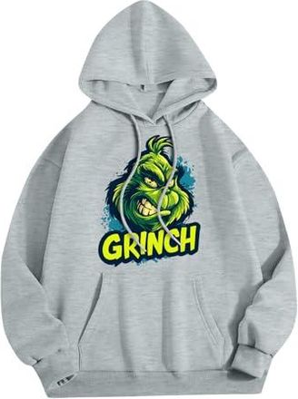 Generic Le Grinch Sweat A Capuche Femme Femmes Polaire Adulte Oversize De Vêtements Noel Vetement Noël 2025 Moche Pulls Christmas Sweet Chaud Pilou The Plaid 