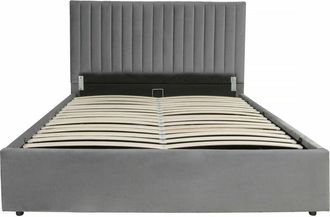 Habitat et Jardin Bett mit Bettkasten Mia - 160 x 200 cm - Grau