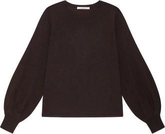 Maliparmi balloon-sleeve sweater - Braun