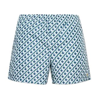 Casablanca Cubist CC Monogram Badeshorts - - Swimwear - Herren - Gr&uuml;n - L