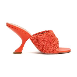Amina Muaddi Tangerine Mules f&uuml;r Frauen - - Shoes - Damen - Orange - 36 EU