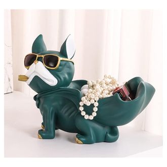 Generic Kunstharzskulptur, Aufbewahrungsbox f&uuml;r Figuren, Schl&uuml;sselschale f&uuml;r den Eingangsbereich, Bonboniere, Schmuckorganizer, Geschenkidee f&uuml;r Tisch, Hausba