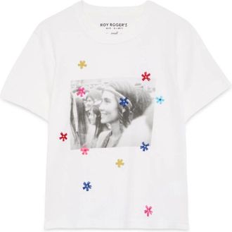 Roy Rogers Femme, Tops, Blanc, Taille: 40 FR T-Shirt manica corta