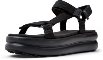 Camper Damen Pelotas Flota Up K201726 Sandal, Schwarz 001, 40 EU