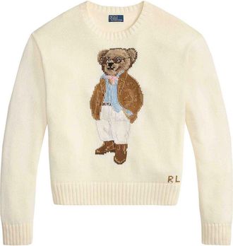 Polo Ralph Lauren Pull Col Rond - Cr&egrave;me