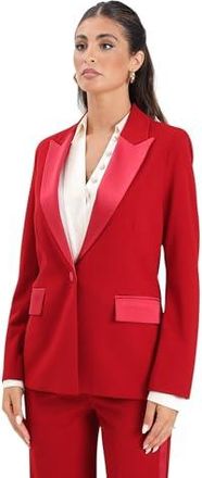 Vicolo Veste rouge pour femme avec inserts en satin XS, rouge, XS