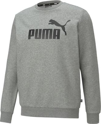 Puma Herren Essentials Big Logo Sweatshirt mit Rundhalsausschnitt XLMedium Gray Heather
