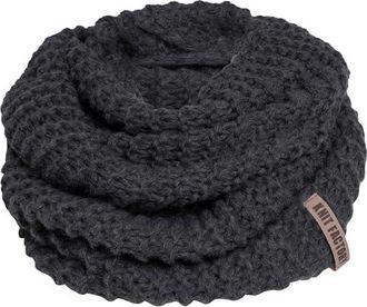 Knit Factory Alex Foulard Infini Tube - &Eacute;charpe tube pour femme et homme - &Eacute;charpe tube pour lhiver - Tour de cou - &Eacute;charpe circulaire - Col &eacute;charpe - Anthracite -