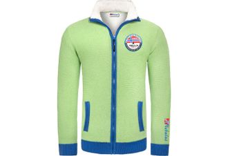 Nebulus Strickjacke STORY, P5579 - Herren, limettengr&uuml;n, XXL
